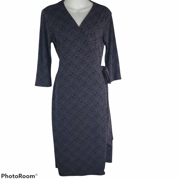 George | Dresses | George Stretch Wrap Dress Sz 4 6 | Poshmark